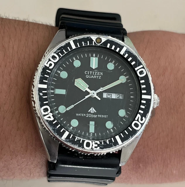 OROLOGIO VINTAGE CITIZEN PROMASTER Quartz Diver - IN MANUTENZIONE, 200M ...