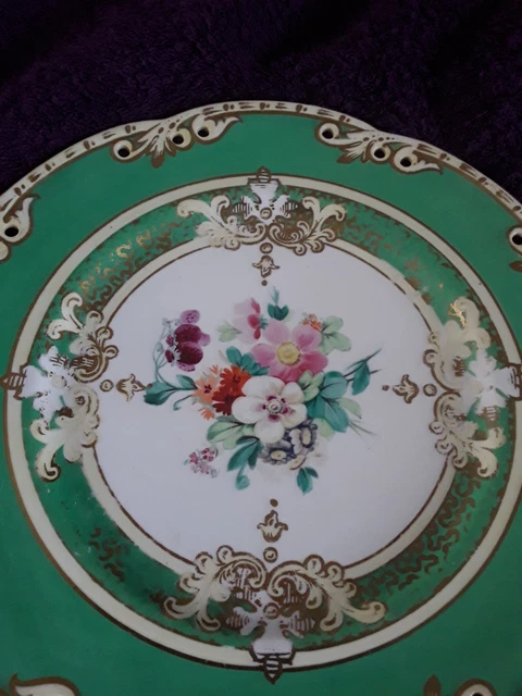 ANTIQUE VICTORIAN POTTERY Plate Dated 1855 Ridgways? Brown Westhead and ...