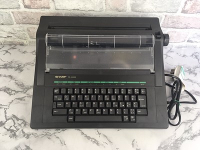 VINTAGE SHARP PA-3000S Electronic Electric Portable Typewriter With ...