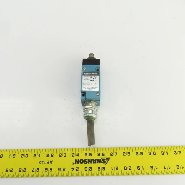 MICRO SWITCH LSD3K Heavy Duty Roller Plunger Limit Switch 600VAC 10A ...