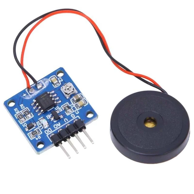 PIEZOELECTRIC VIBRATION SENSOR Module Switch 5V DC Analog Digital ...
