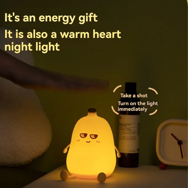 BANANA NIGHT LIGHT Portable Usb Rechargeable Nightlight Timed ...