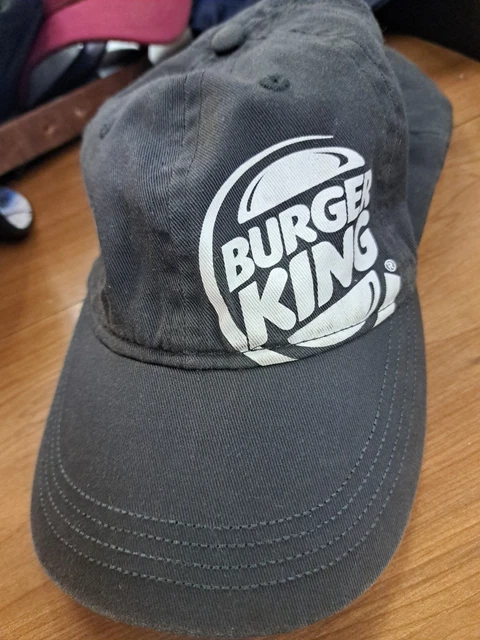 BURGER KING FAST Food Restaurant Employee Uniform Strapback Hat ...