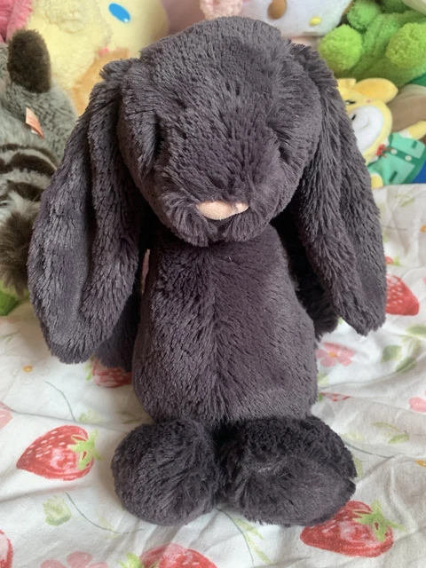 JELLYCAT BASHFUL INKY Bunny Medium Plush Toy £135.90 - PicClick UK