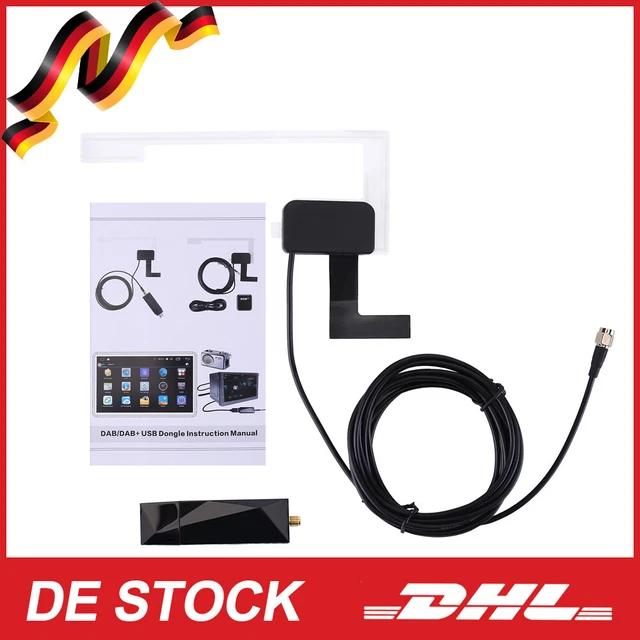 DAB+ RADIO RECEIVER In Autoantenne Digital DAB Adapter Aux Tuner Box ...