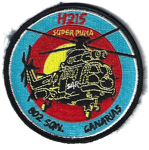 SPANISH AIR FORCE 802 Sqn H215 Super Puma Parche Patch Ecusson Toppa ...
