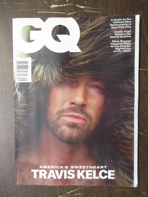 GQ MAGAZINE SEPTEMBER 2025 Travis Kelce Cover New York City Restaurants ...