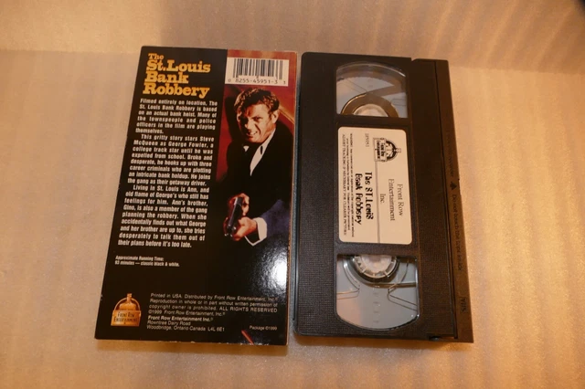 THE ST. LOUIS Bank Robbery (VHS, 1999) Steve McQueen £11.72 - PicClick UK