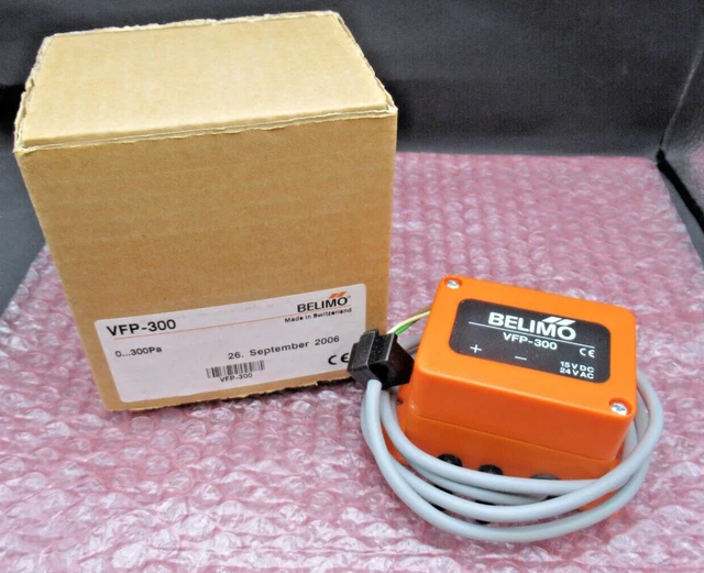 BELIMO VFP-300 STATIC Differential Pressure Sensor 0 300Pa BRAND NEW £ ...