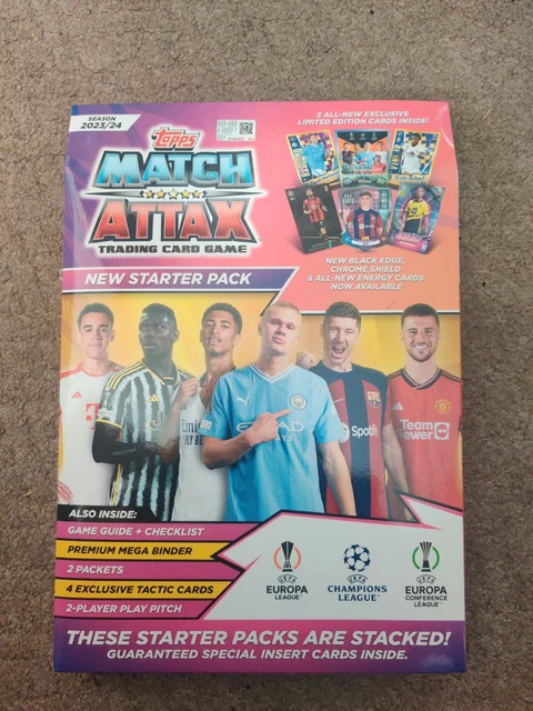 TOPPS MATCH ATTAX 2023/24 Trading Cards Game Starter Pack: Binder £9.99 ...