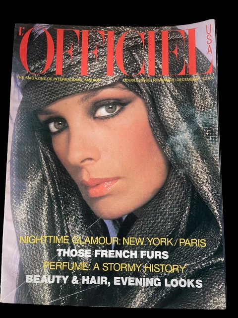 DOUBLE ISSUE 1977 L'Officiel Vintage Paris Fashion Magazine November ...