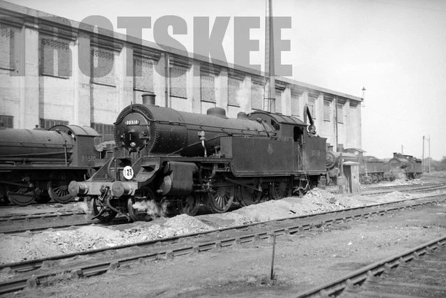 35MM NEGATIVE BR British Railways Steam Loco 30518 1960 Feltham EP £4. ...