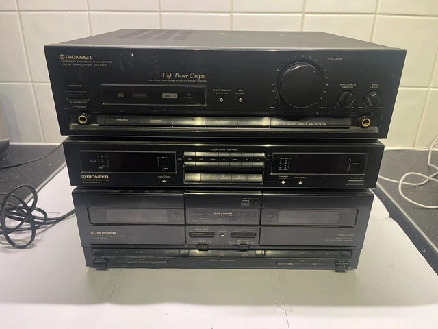 PIONEER DC-Z83 STEREO Double Cassette Deck Amplifier Spares/Repairs Faulty Deck £11.12 - PicClick UK