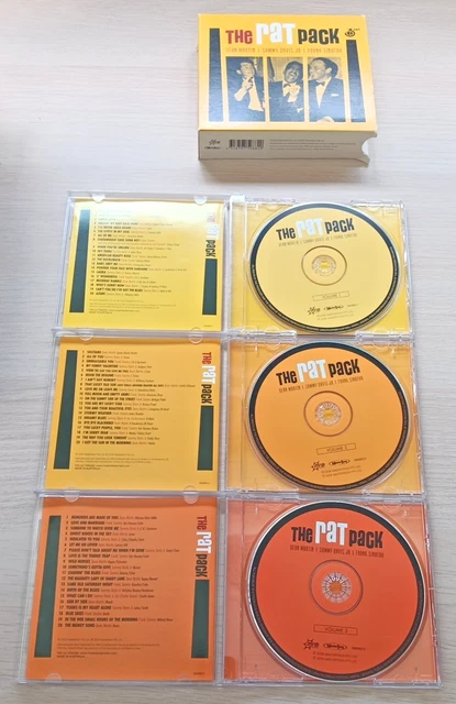 THE RAT PACK 3 CD SET Frank Sinatra, Dean martin & Sammy Davis Jnr $22. ...