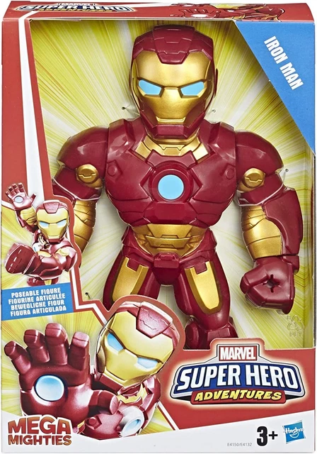 MARVEL SUPER HERO Adventures Mega Mighties - Figurine articulée Iron ...