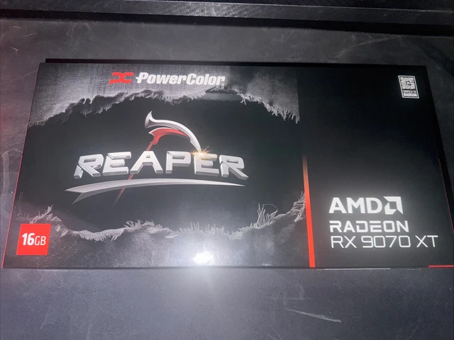 NEW! POWERCOLOR REAPER AMD Radeon RX 9070 XT 16GB GDDR6 - IN HAND Ready ...