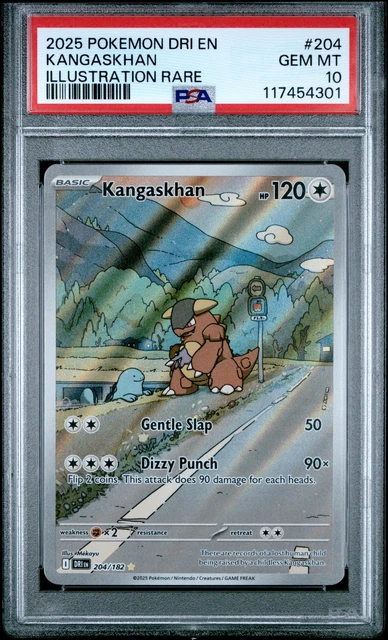 2025 POKEMON DRI En-Destined Rivals Illustration Rare #204 Kangaskhan Psa 10 £177.50 - PicClick UK