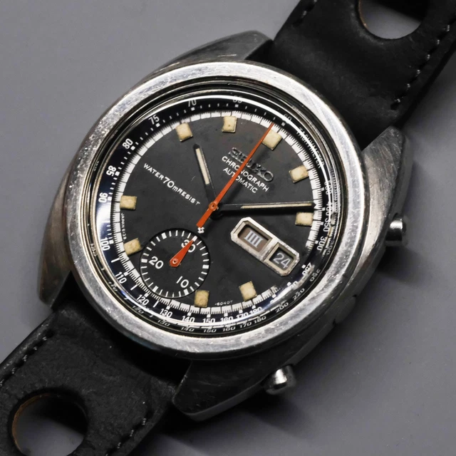 SEIKO 6139-6012 &BRUCE Lee" Flyback Chronograph Cal. 6139B Automatic ...