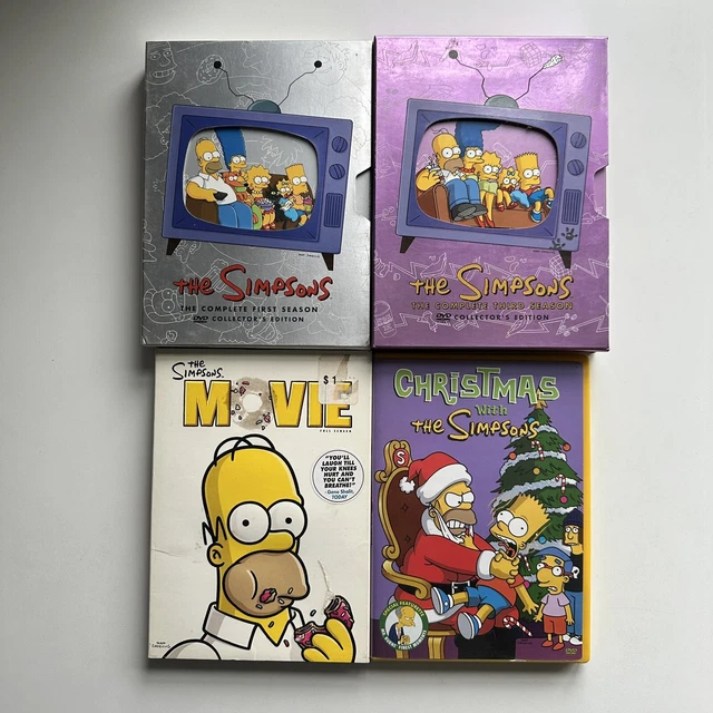THE SIMPSONS DVD Lot Complete First & Third Season Collector's Edition ...