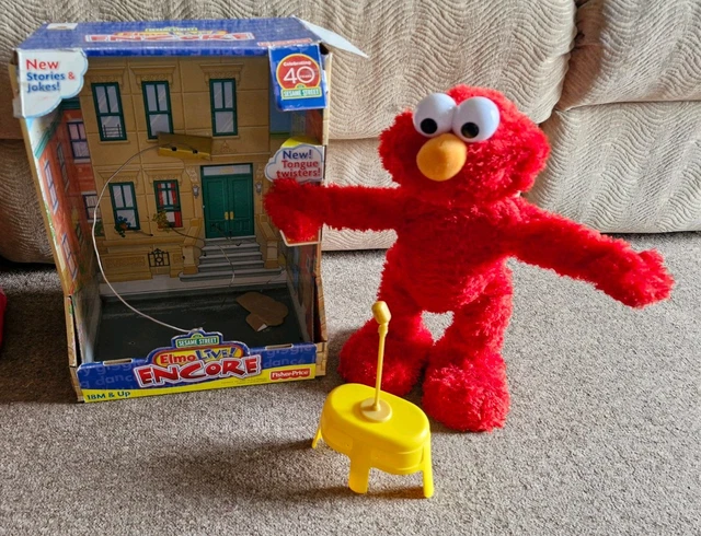 FISHER PRICE ELMO Rare Elmo Live Interactive Talking Doll Sesame Street ...