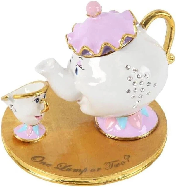 DISNEY CLASSIC MRS Potts and Chip Beauty and the Beast Trinket Box £26. ...