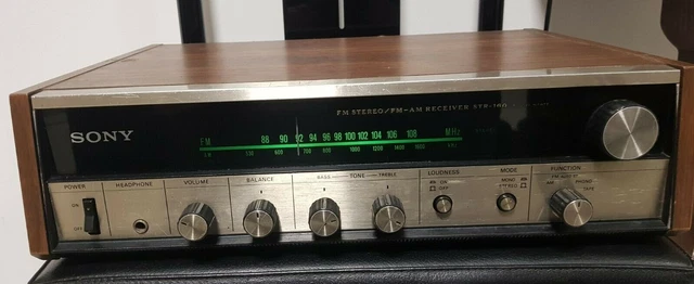 AMPLIFICATEUR SONY FM Stereo / Fm-Am Receiver Str-160 Solid State ...