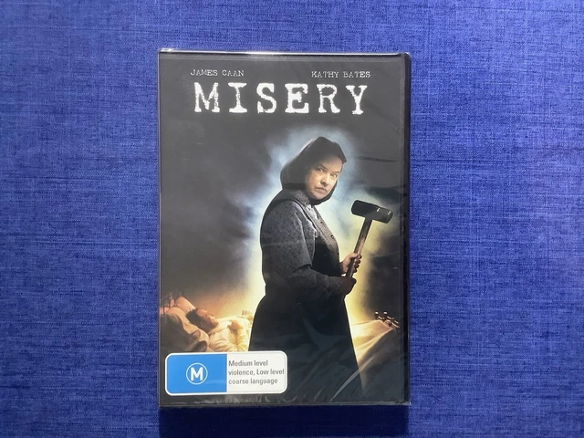 MISERY (DVD, 1990) Kathy Bates , James Caan - Brand New Sealed Region 4 ...