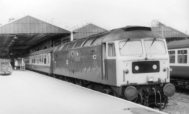 BRITISH RAILWAY B.R Photograph Class 47 - 47562 At Inverness 22/09/1986 ...