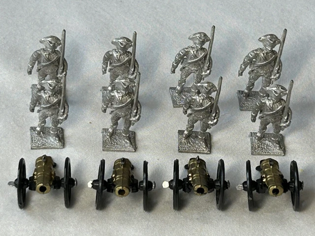 LOT OF 8 Lead Colonial Revolutionary War Continental Soldiers w/4 Lead ...
