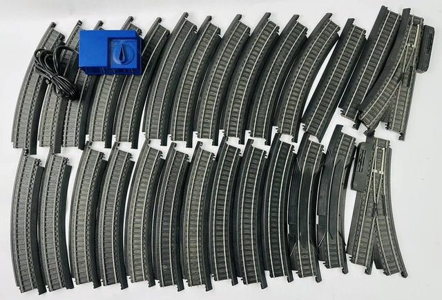 LIFE-LIKE TRAINS EASY track Power-Loc HO Model Track Pieces w ...