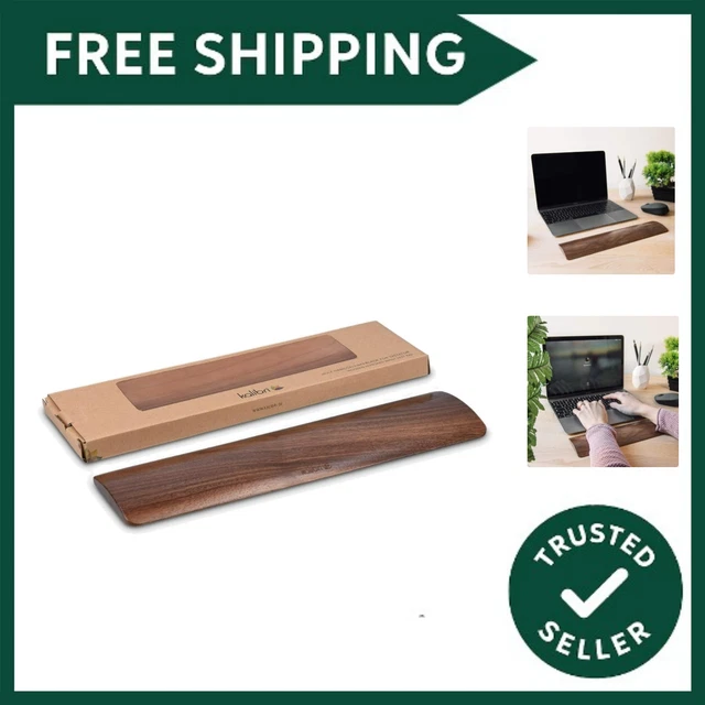 KEYBOARD WOODEN WRIST Rest - Ergonomic Wood Palm Rest Hand Support for ...