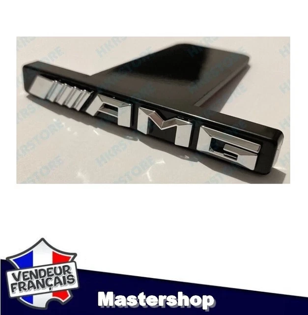 INSIGNE LOGO CALANDRE AMG Pour Mercedes Chrome Emblème - Vendeur Pro ...
