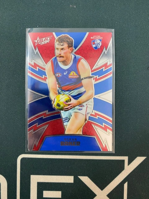 2024 SELECT AFL Footy Stars OSKAR BAKER Luminous Thunderbolt 099/599 BULLDOGS $0.99 - PicClick AU