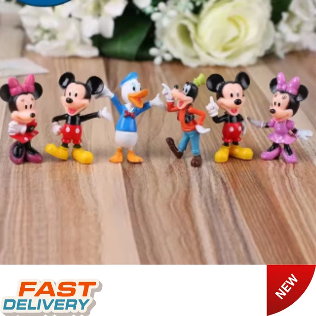 6PCS/SET DISNEY MICKEY Mouse Action Figures Minnie Donald Duck PVC £5. ...