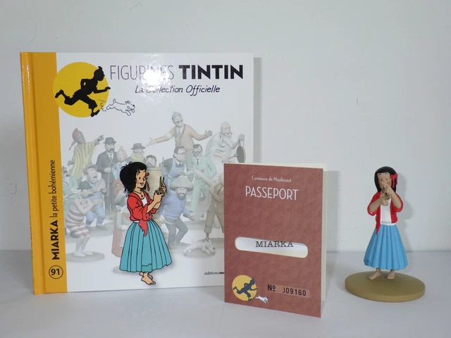 FIGURINE TINTIN COLLECTION officielle n° 91 Miarka la petite bohémienne ...