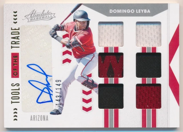 2020 ABSOLUTE TOOLS of the Trade Six Swatch Signature #2 Domingo Leyba ...