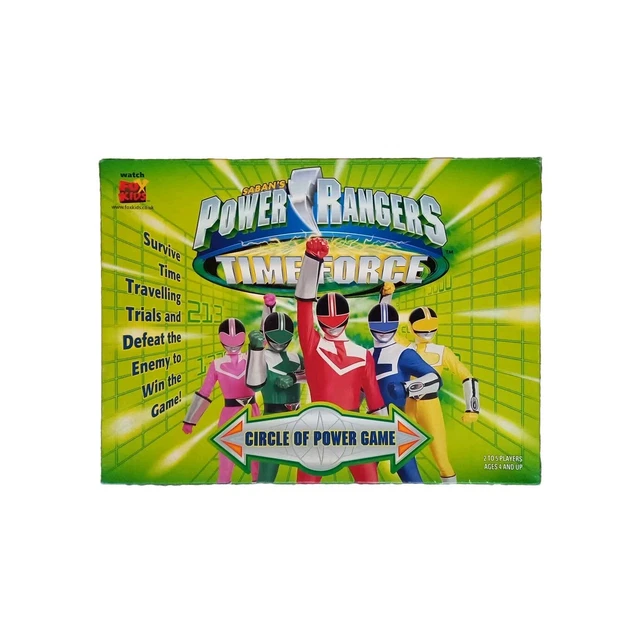 POWER RANGERS TIME Force - Circle of Power Board Game Complete - 2002 ...
