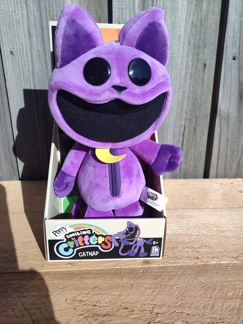 POPPY PLAYTIME SMILING Critters DELUXE PLUSH Catnap Purple 12" Cat 2024 ...