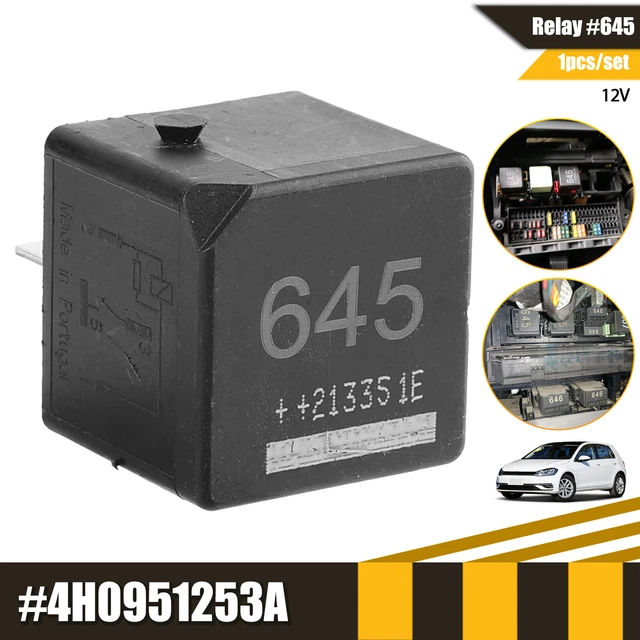 ARBEITSSTROMRELAIS SCHLIESSER FÜR VW Audi Seat Skoda Relais Relay 645 ...