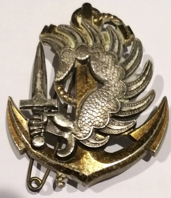 PARACHUSTISTE RPIMA TROUPES Marine Aile Glaive Ancre Rondache Béret ...