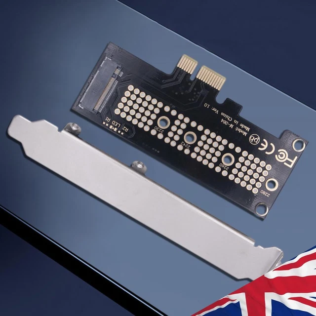 M.2 NGFF HARD Disk Converters Black NVMe PCIE SSD Risers for 2230-2280 ...