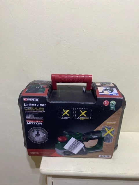 PARKSIDE CORDLESS BRUSHLESS Planer 12V - PHA 12 B2 - Bare Unit Only £39 ...