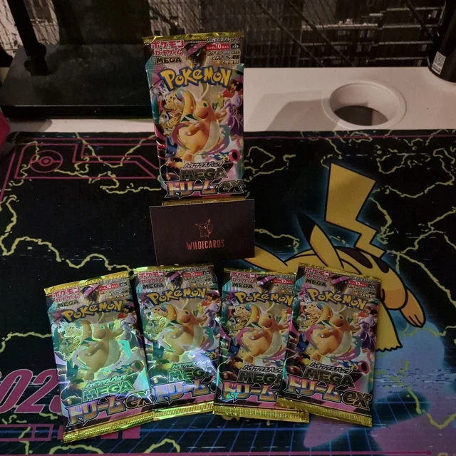 5X POKEMON MEGA Dream Ex M2a Japanese Booster Pack Factory Sealed £29. ...