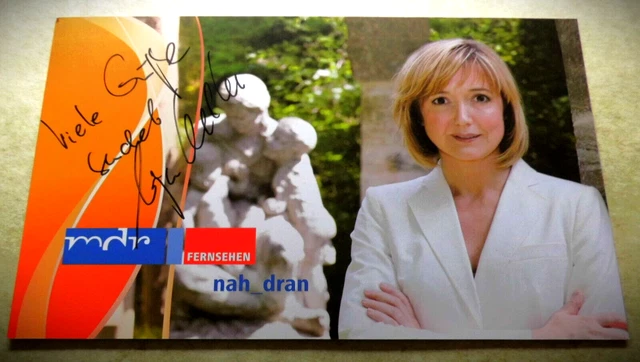 ANJA KOEBEL - Moderatorin - mdr - Karte mit Original-Autogramm - Super ...