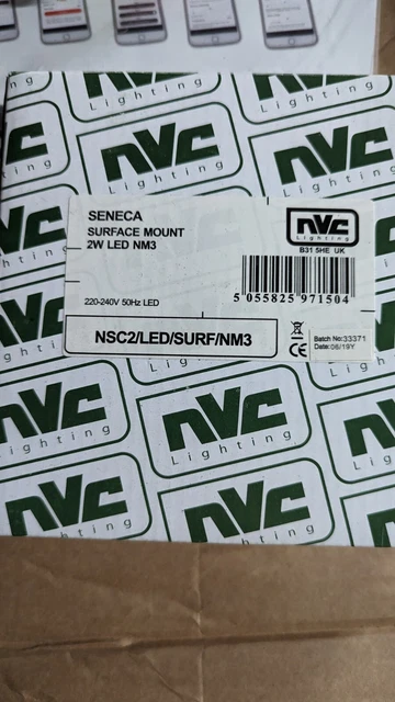 NVC SENECA SURFACE MOUNT 2W LED NM3220-240V 50Hz Emergency Light ...