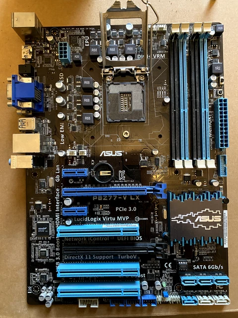 ASUS MOTHERBOARD P8Z77-V LX £30.00 - PicClick UK