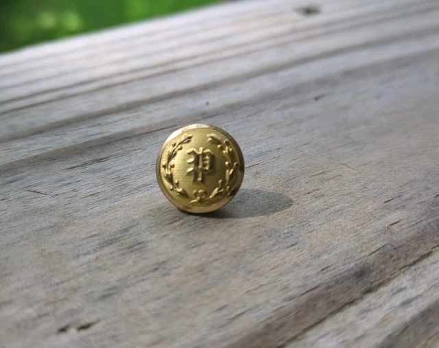 OLD RARE VINTAGE Antique Police Uniform Coat Button Excellent Condition ...