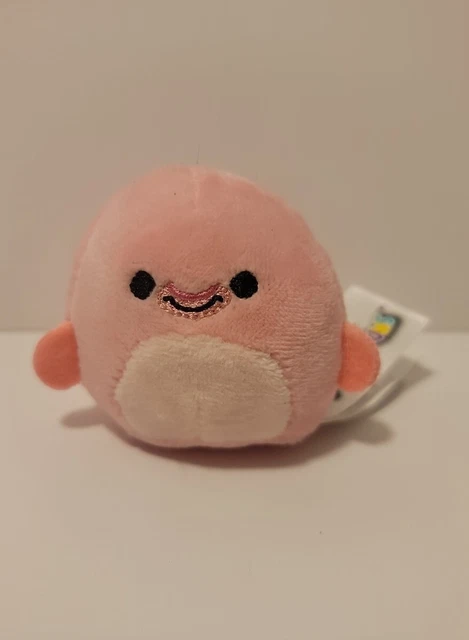 SQUISHMALLOW MICROMALLOW ERIC the Blobfish Micro Mini Pink Plush Rare 2 ...