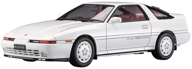 HASEGAWA 1/24 TOYOTA Supra A70 GT Twin Turbo 1989 White Package Model ...