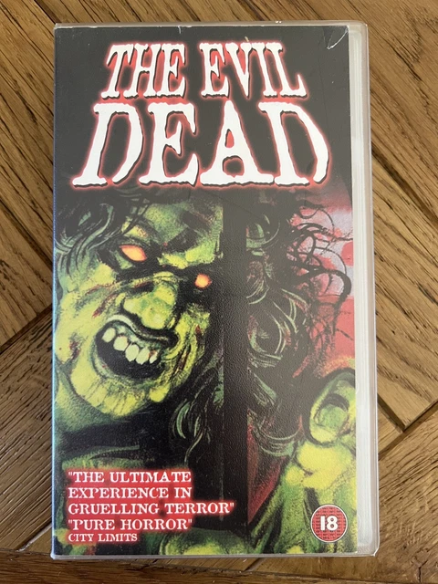 THE EVIL DEAD - VHS Video Tape Film Movie Thriller Horror 18 Cert £10. ...